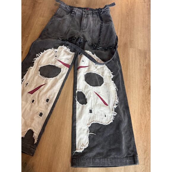 Dolls Kill x Horror | Jeans | Dolls Kill X Horror Baggy Jeans Jason ...